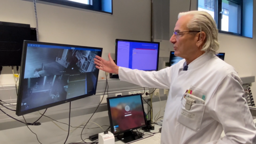 German Biobank Node: Film: Vorweihnachtlicher Besuch in der ibdw